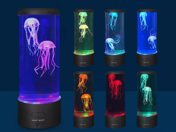 Jellyfish LED night light | Global Sources