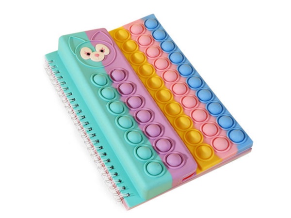 Pop-it notebook with pencil case | Global Sources
