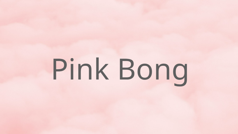 Puff in Style with the Pink Bong: Your New Favorite Smoking Accessory ...